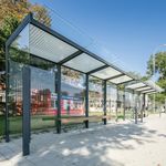 Glass bus shelter - All architecture and design manufacturers