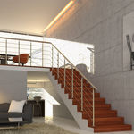Stair railing, Stair balustrade - All architecture and design manufacturers