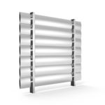 Vertical solar shading, Vertical sunshade - All architecture and design ...