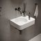 Wall-mounted washbasin - 284223 SOLIDBRIO-45 - IDEAVIT B.V - Solid Surface / with counter ...