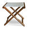 Boat stool - OVAL | 1DST.E - Valdenassi - contemporary / cotton / teak