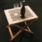 Boat stool - OVAL | 1DST.E - Valdenassi - contemporary / cotton / teak