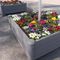 WPC planter - megawood by NOVO-TECH - square / custom / contemporary