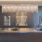Contemporary chandelier - LINEA - Manooi - crystal / rectangular / 1 tier