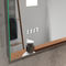 Wall-mounted bathroom mirror - STEPS - Biselarte - contemporary / rectangular / for hotel