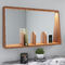 Wall-mounted bathroom mirror - SKEW - Biselarte - contemporary / rectangular / wooden