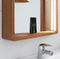Wall-mounted bathroom mirror - SKEW - Biselarte - contemporary / rectangular / wooden