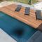 Automatic sliding deck pool cover - ISOLA - Favaretti - security
