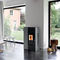 Pellet heating stove - ELLIPSE - Richard le Droff - 8 kW / contemporary ...