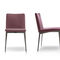 Contemporary chair - Flexa - ALIVAR - fabric / leather / chrome steel base