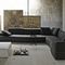 Modular sofa - Bend - B&B Italia - gray / brown / white