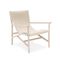 Contemporary armchair - ISOTTA - PIANCA - leather / fabric / ash
