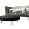 Contemporary sofa - COLLAGE - David design - multi-color / fabric / 2 ...