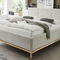 Double bed - DELPHI - Musterring - contemporary / upholstered / wooden