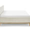Double bed - DELPHI - Musterring - contemporary / upholstered / linen