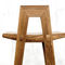 Contemporary bar stool - GRABLE - qowood - oak
