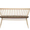 Traditional bench - ORIGINALS : LOVE SEAT - ercol - walnut / beech / elm