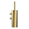 Stainless steel toilet brush holder - A853-L - Duten - wall-mounted / for hotels / satin