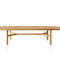 Contemporary bench - BLADE - SOLLOS - rattan