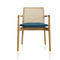 Contemporary chair - MILLA - SOLLOS - wooden / upholstered / black