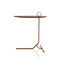 Contemporary side table - ASTI - SOLLOS - lacquered metal / triangular ...