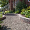 Garden edge - CLASSIC WEDGESTONE - shaw brick - concrete / curved