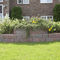 Garden edge - CLASSIC WEDGESTONE - shaw brick - concrete / curved