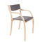 Classic chair - TWIGGY - Plycollection - molded plywood / fabric / leather