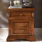 Traditional bedside table - Devina Nais - wooden / rectangular / with drawer