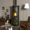 Wood heating stove - NEO - GODIN export - 7.5 kW / traditional / steel