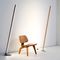 Floor-standing lamp - 6 FT - Stickbulb - steel / wooden / contemporary