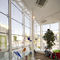 Point-fixed curtain wall - Jamar - glass / steel / transparent