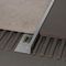 Aluminum junction profile - CERFIX PRODECOR DJ - PROFILPAS - for tile / rectangular / silver-colored
