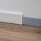 White baseboard - LINE 8614 - PROFILPAS - wooden / PVC / rectangular