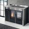 Pellet range cooker - SMART 120 - Klover - 1 oven / 1 burner / contemporary