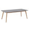 Contemporary dining table - LOMBOK - applebee - wooden / rectangular ...