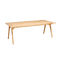 Contemporary dining table - JUUL - applebee - wooden / rectangular / garden