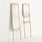 Wall-mounted mirror - SPLINTER - CondeHouse - contemporary / oak / black