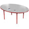 Contemporary table - VELOCITY DRY ERASE - Allied - laminate / metal ...