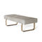 Contemporary upholstered bench - NOVA - HESSENTIA | Cornelio Cappellini - fabric / leather ...