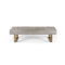 Contemporary upholstered bench - NOVA - HESSENTIA | Cornelio Cappellini - fabric / leather ...