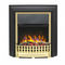 Electric open hearth - Kingsley Deluxe Brass - Dimplex - 1-sided ...