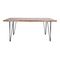 Contemporary dining table - BOMBAY - MisterWils - acacia / steel base ...