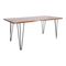 Contemporary dining table - BOMBAY - MisterWils - acacia / steel base ...