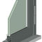Steel door profile - JANSEN-ECONOMY 50 - JANSEN