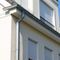 Zinc-titanium roof gutter - BOX - RHEINZINK - square