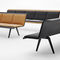 Modular upholstered bench - ZINTA - Arper - contemporary / fabric / leather