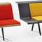 Modular upholstered bench - ZINTA - Arper - contemporary / fabric / leather