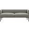 Modular sofa - STEEVE - Arper - white / gray / brown