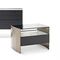 Contemporary bedside table - MILVIAN - MisuraEmme SpA - wooden / glass ...